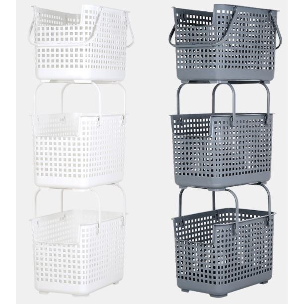 Korea Stackable Laundry Basket, Furniture & Home Living, Home ...