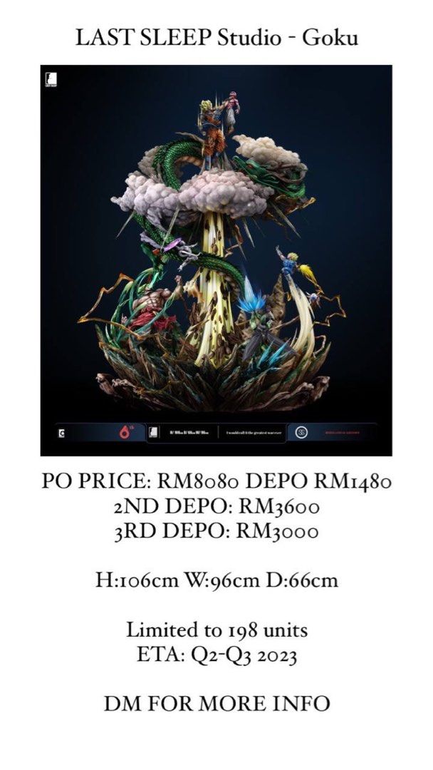 LAST SLEEP Studio - Goku, Hobbies & Toys, Toys & Games on Carousell