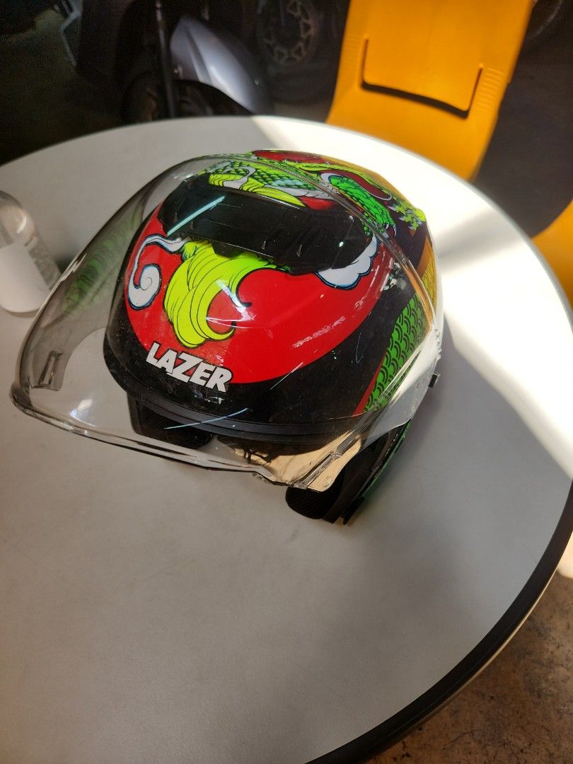Lazer green dragon, Motorcycles, Motorcycle Accessories on Carousell