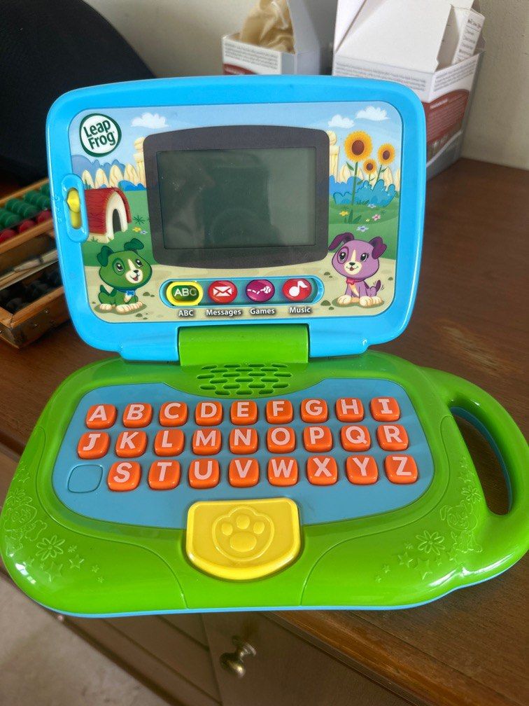 Leapfrog learning laptop, Babies & Kids, Infant Playtime on Carousell