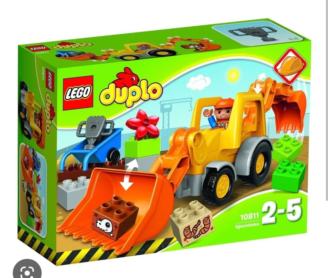 Lego Duplo backhoe loader 10811, Hobbies & Toys, Toys & Games on Carousell