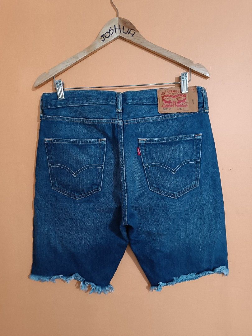 Levis 501ct short, Men's Fashion, Bottoms, Shorts on Carousell