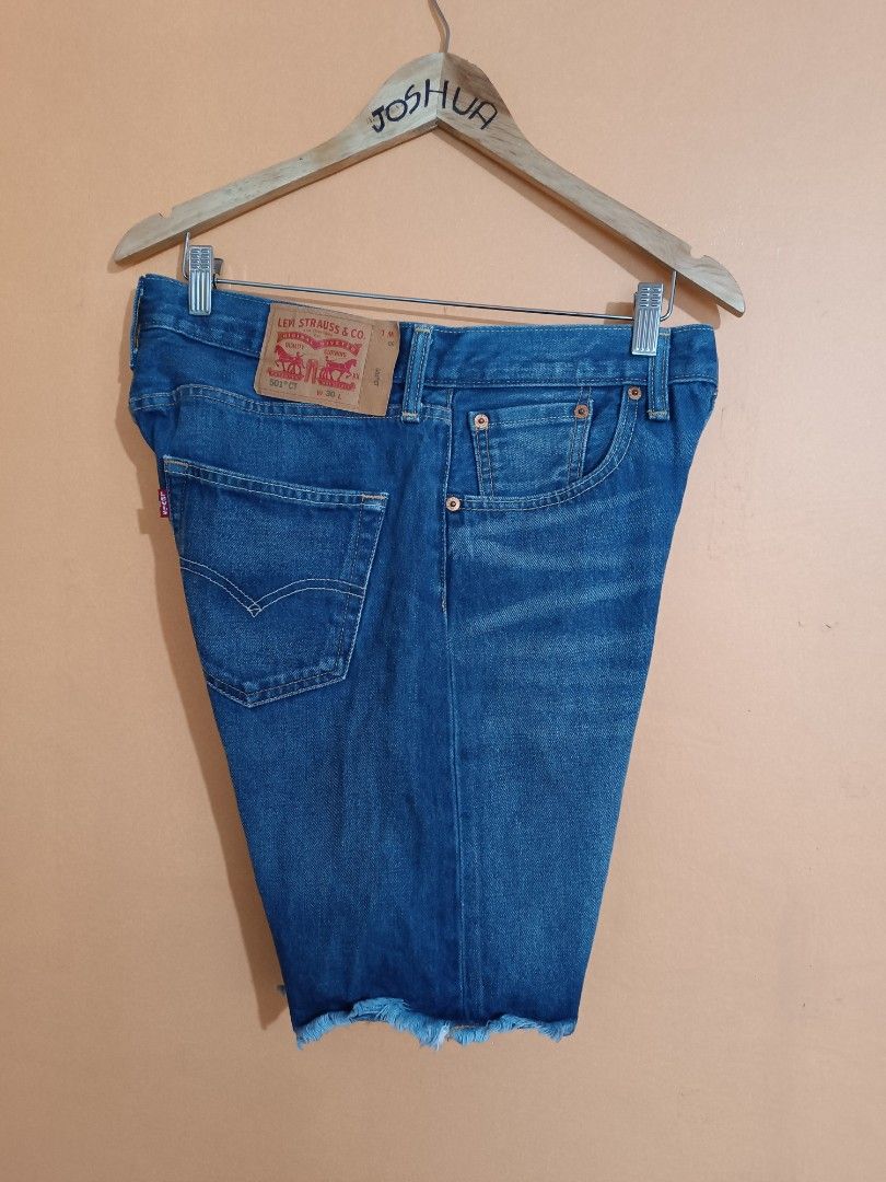 Levis 501ct short, Men's Fashion, Bottoms, Shorts on Carousell
