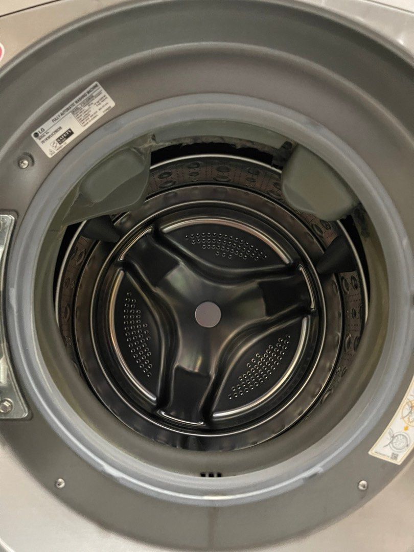 LG 12/8kg, 6 Motion Inverter Direct Drive Washer Dryer F1612DBGE, TV ...