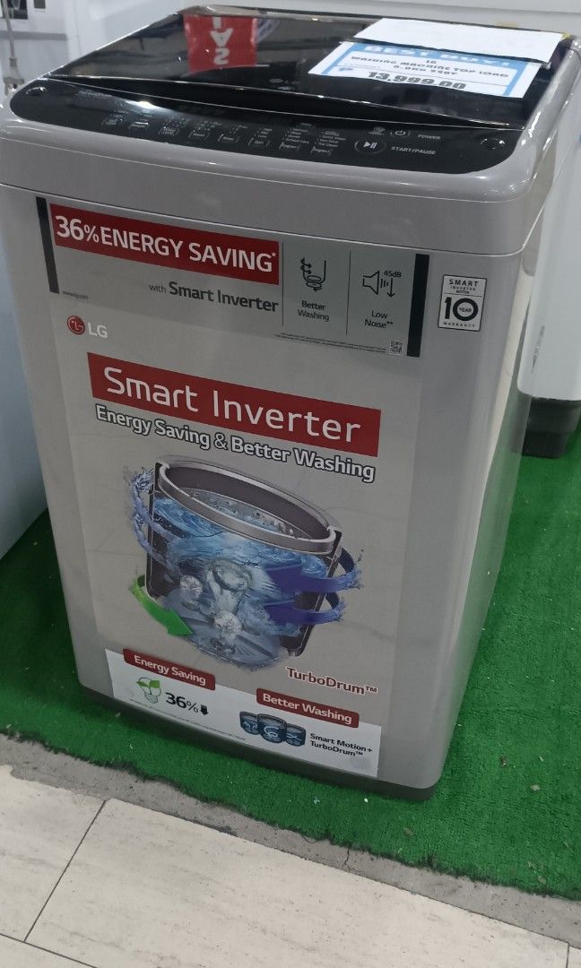 LG washing machine top load 8.0kg 220V Mode of payment Cash Gcash Card ...