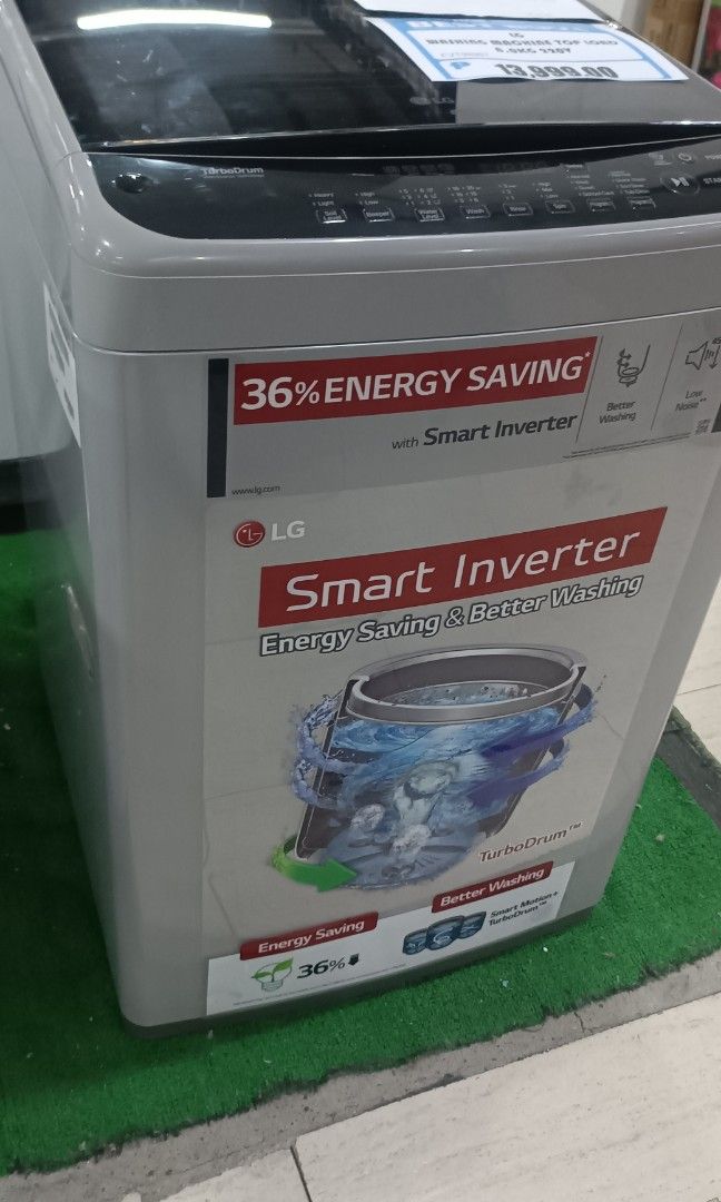 LG washing machine top load 8.0kg 220V Mode of payment Cash Gcash Card ...