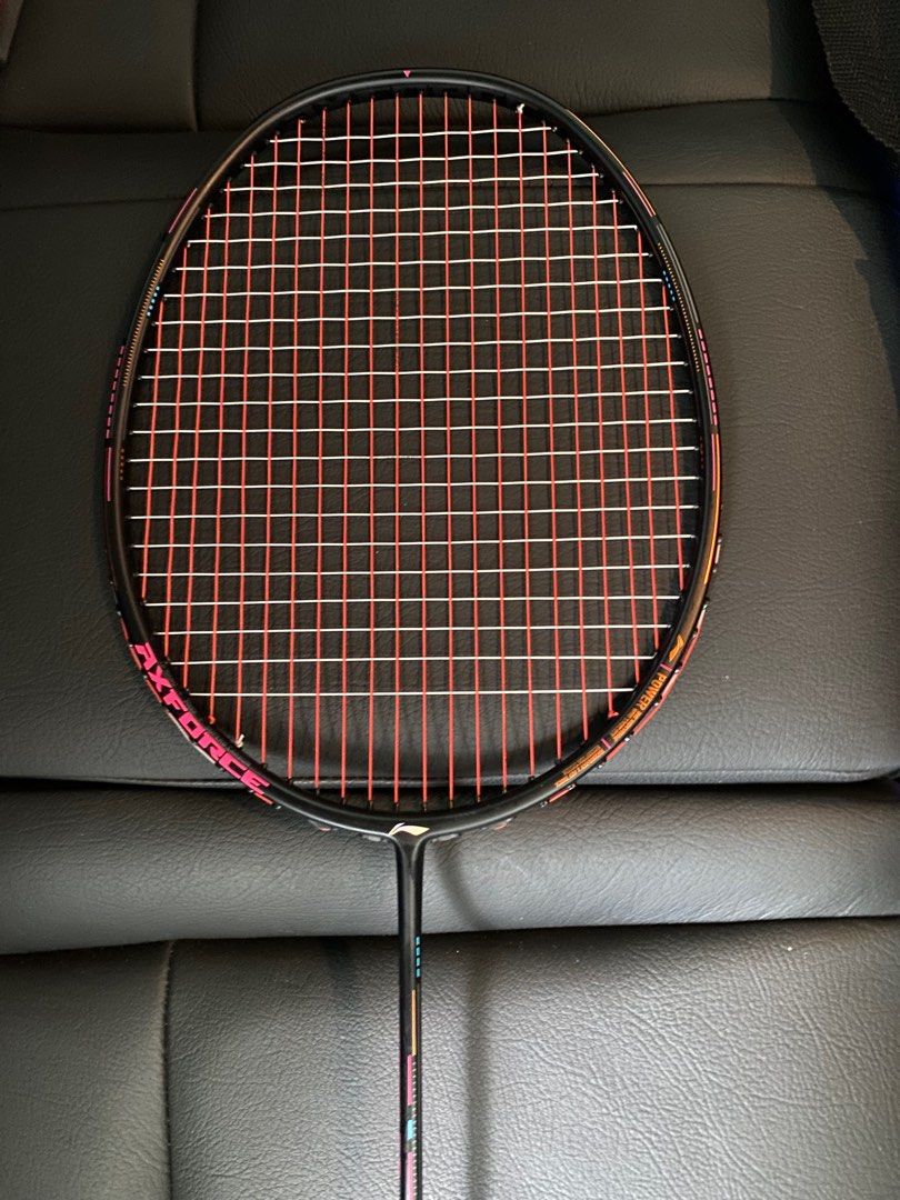 Li ning axforce 80 4u with lining no 1 boost tension 26, Sports ...