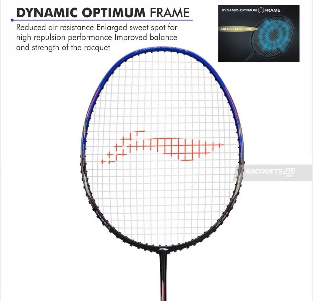 Li-Ning Air Force 77 G2 (Authentic Lining Racket), Sports Equipment ...