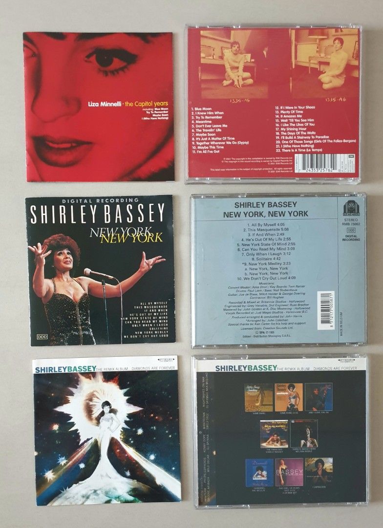 Liza Minnelli, Shirley Bassey, Roberta Flack, Britney Spears, Mariah ...