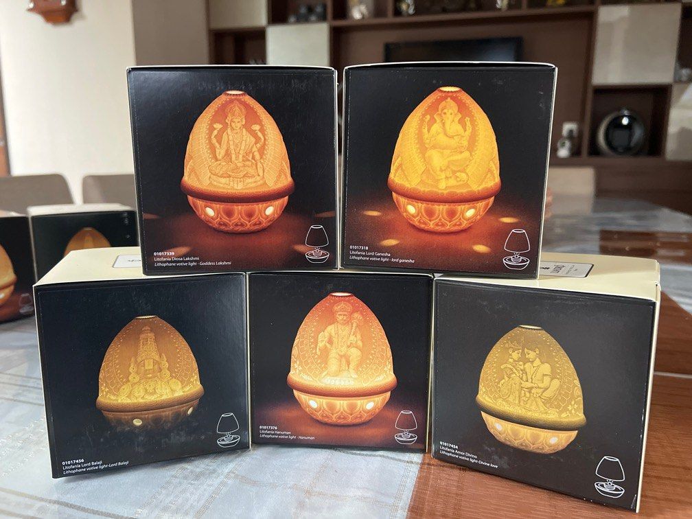 Lladro Litofania lights. Authentic & import from Spain., Hobbies & Toys ...