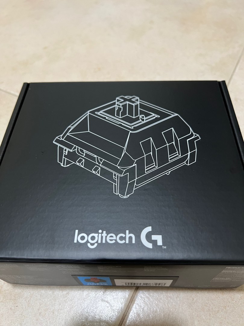 Logitech GX Red Linear And blue, Computers & Tech, Parts & Accessories ...