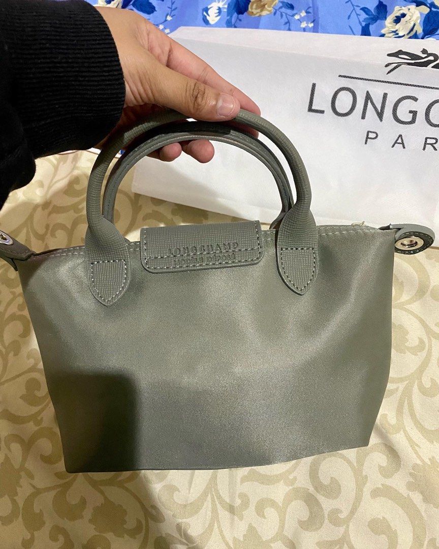 Longchamp Neo grey tas longchamp lc mini bag handbag, Barang Mewah, Tas ...