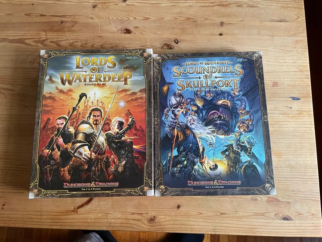 Lords of Waterdeep + Scoundrels of Skullport, Hobbies & Toys, Toys ...