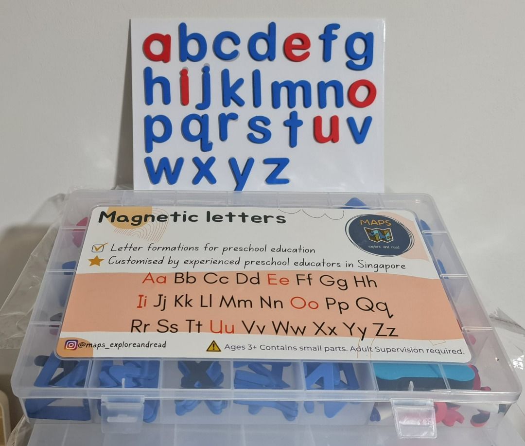 Magnetic letters (Singapore Fonts!), Hobbies & Toys, Toys & Games on ...