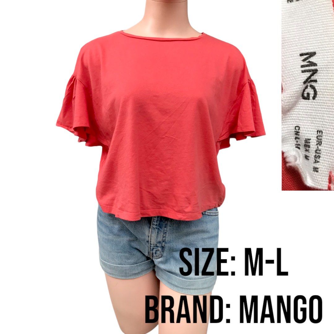 Mango basic top, Women's Fashion, Tops, Shirts on Carousell