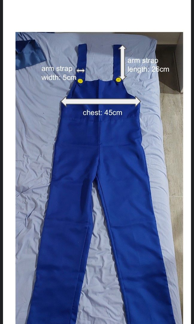 Mario/luigi cosplay overalls, Men's Fashion, Coats, Jackets and ...