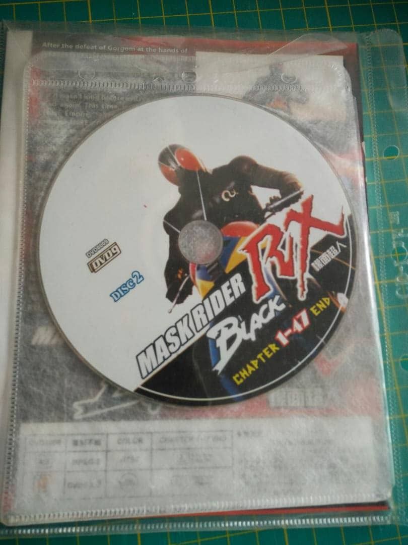 Mask Rider Black RX Full DVD, Hobbies & Toys, Toys & Games on Carousell