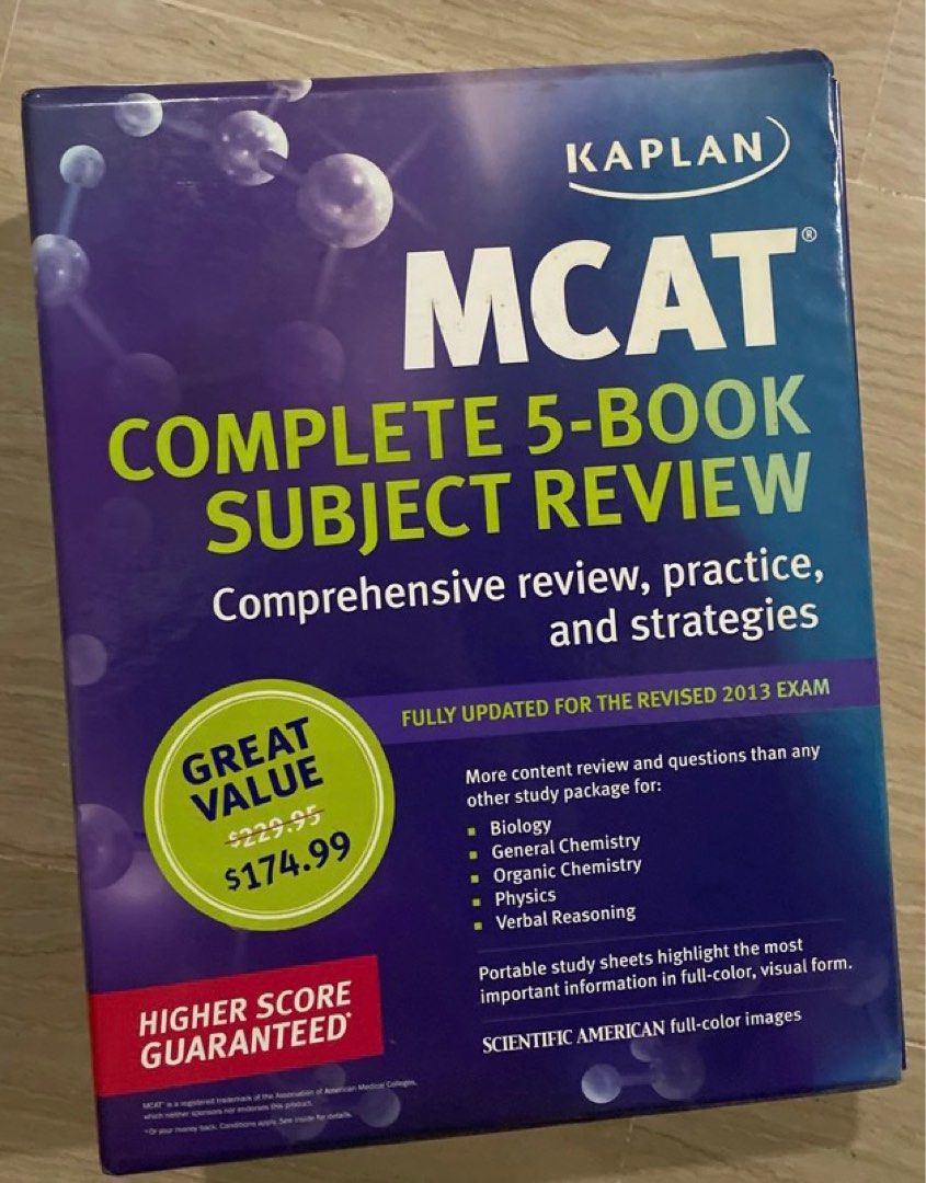 MCAT KAPLAN subject review, Hobbies & Toys, Books & Magazines ...