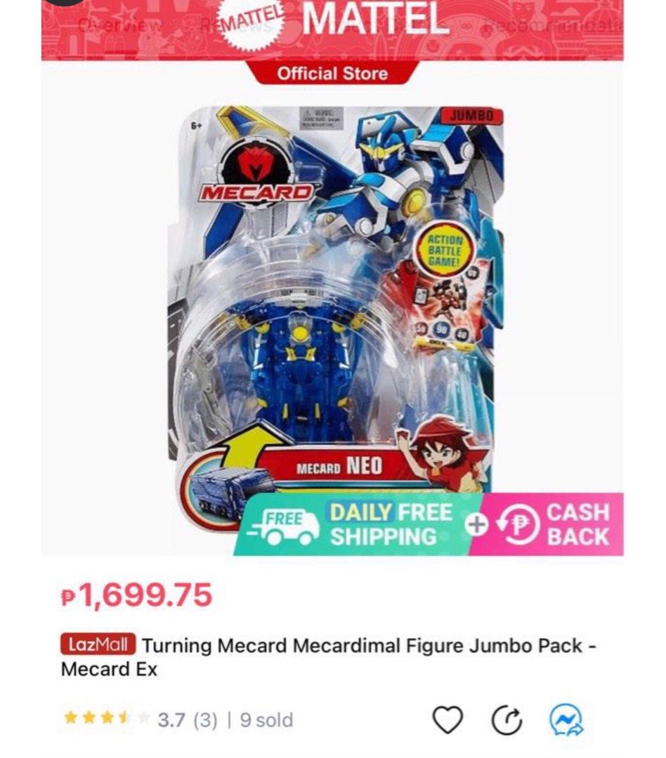Mecard Neo Transformer, Hobbies & Toys, Toys & Games on Carousell