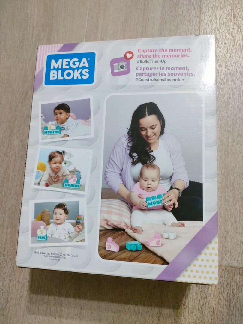 Mega Bloks Baby's First Months Building Set, Babies & Kids, Infant ...