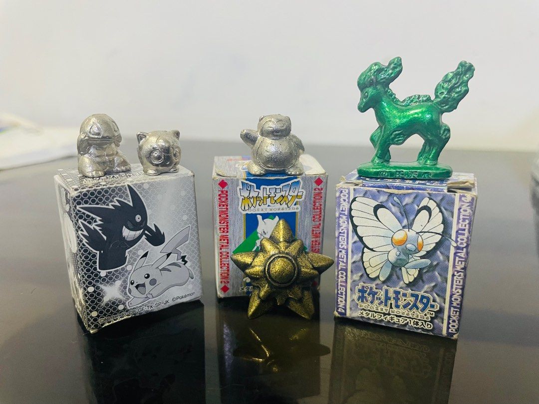 Metal pokemon figure set, Hobbies & Toys, Toys & Games on Carousell