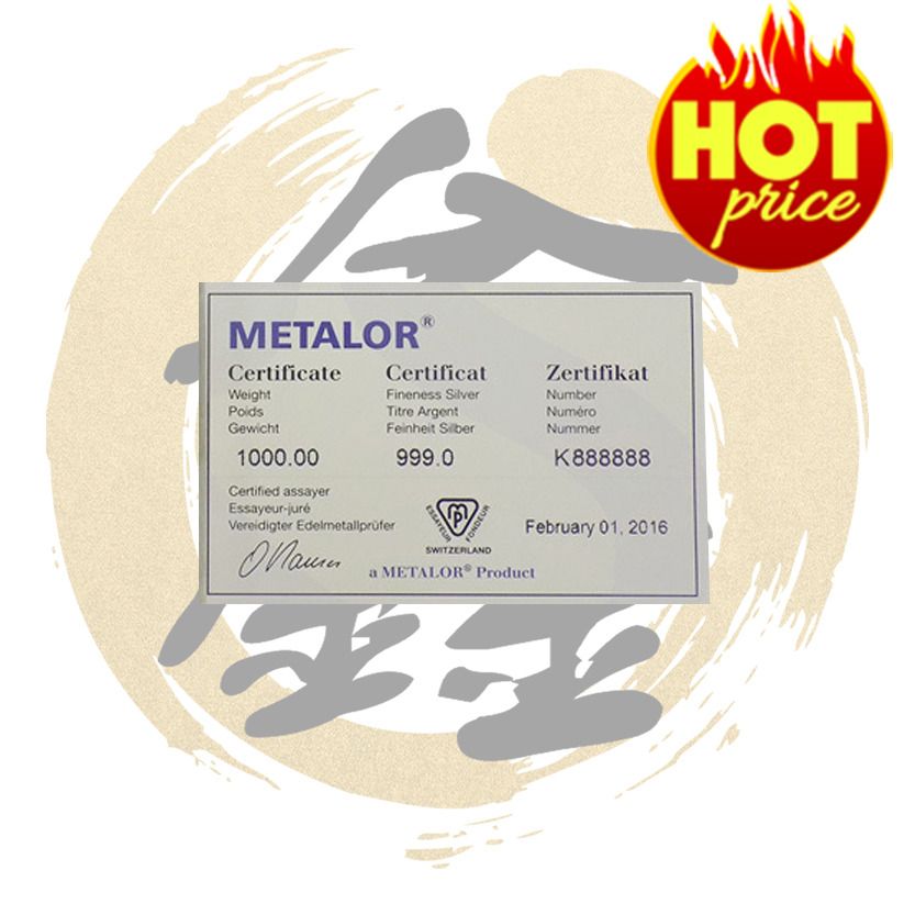 Metalor Silver 999 Bar – 1kg, Hobbies & Toys, Memorabilia ...