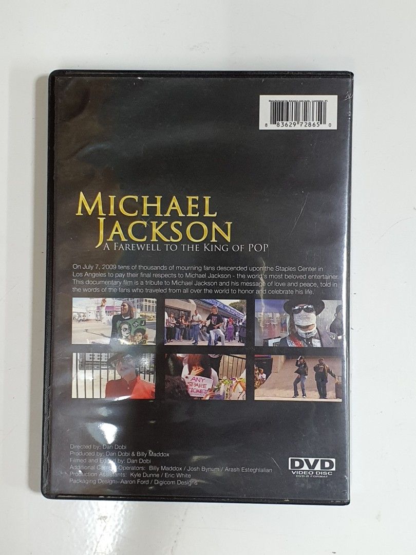 Michael Jackson Original DVD, Hobbies & Toys, Music & Media, CDs & DVDs ...