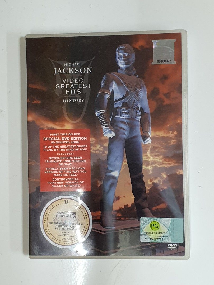 Michael Jackson Original DVD Dolby Digital, Hobbies & Toys, Music ...