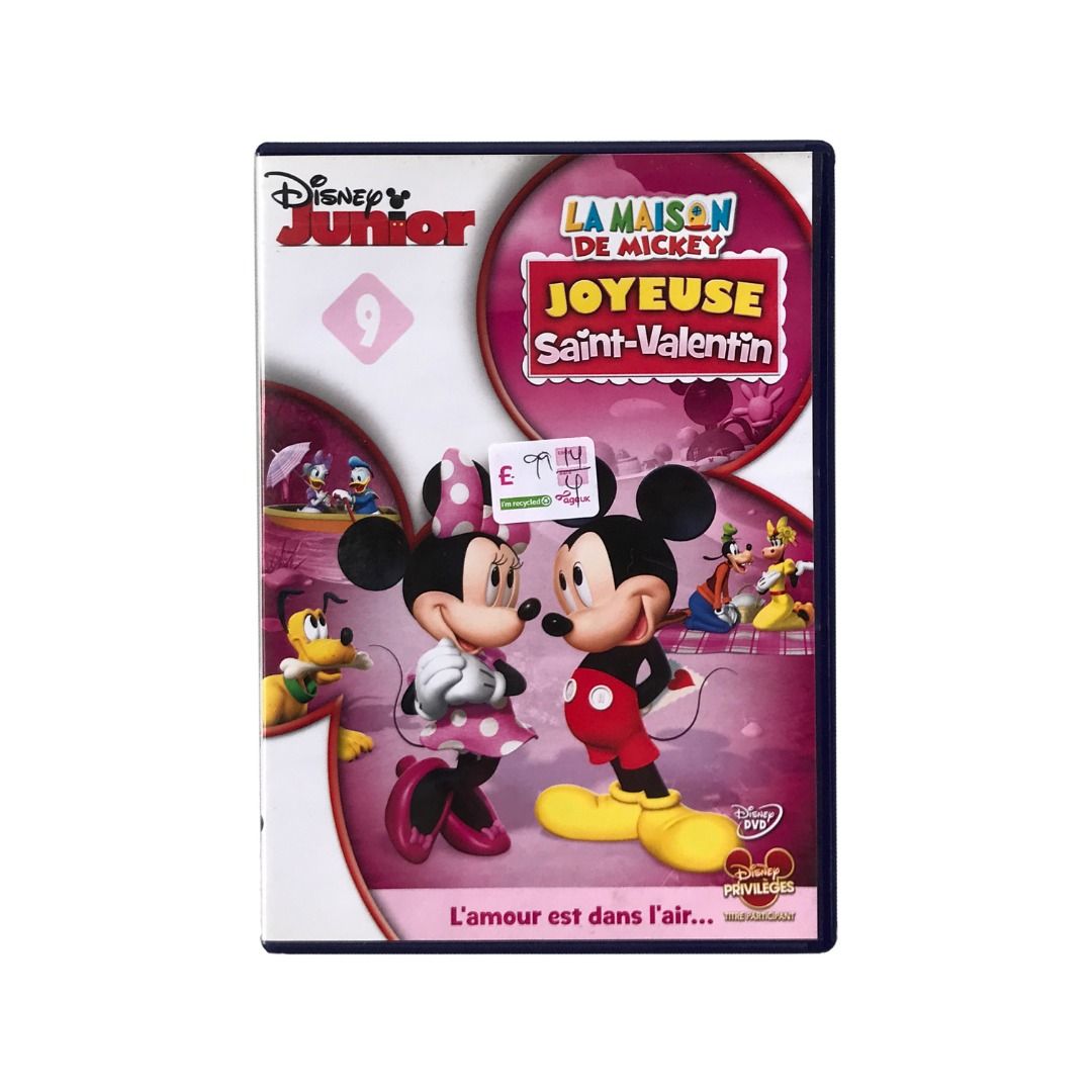Mickey Mouse Clubhouse: A Valentine Surprise For Minnie (French, DVD ...
