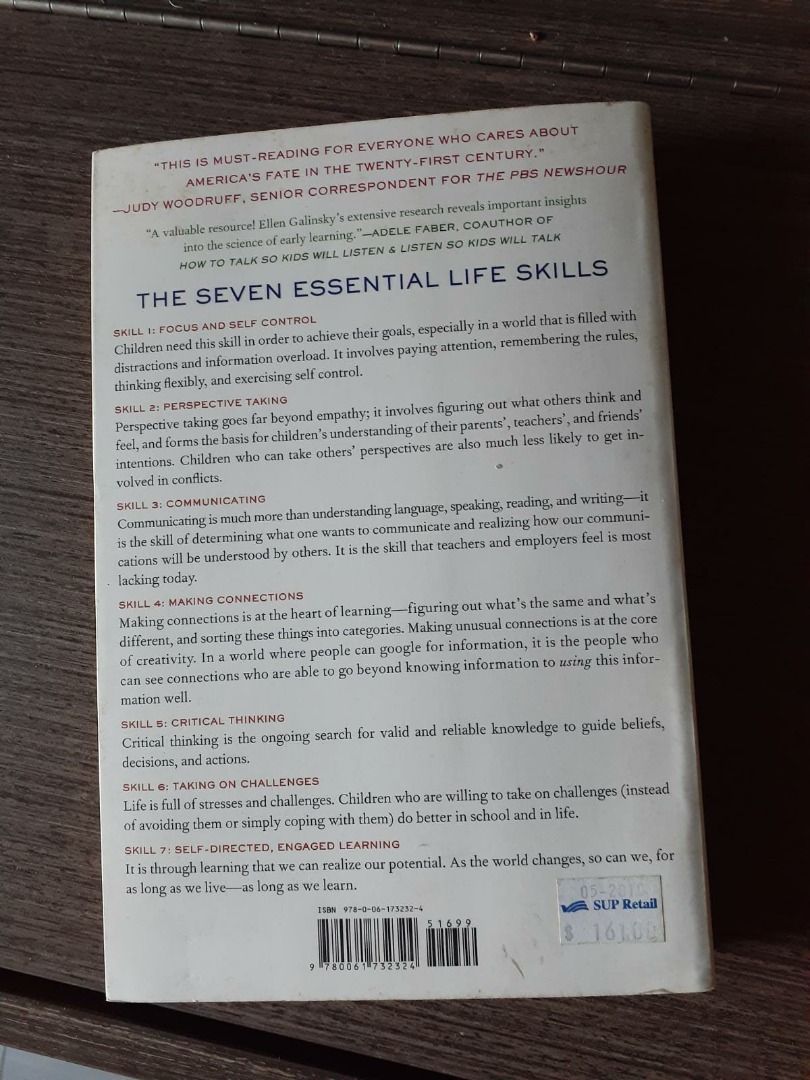 Mind in the Making : The Seven Essential Life Skills Every Child Needs ...