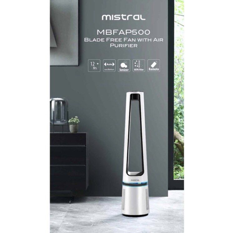 Mistral Bladeless Fan, Furniture & Home Living, Lighting & Fans, Fans ...