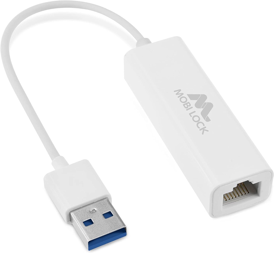 Mobi Lock USB 3.0 Ethernet LAN Network Gigabit Adapter | Compatible for ...