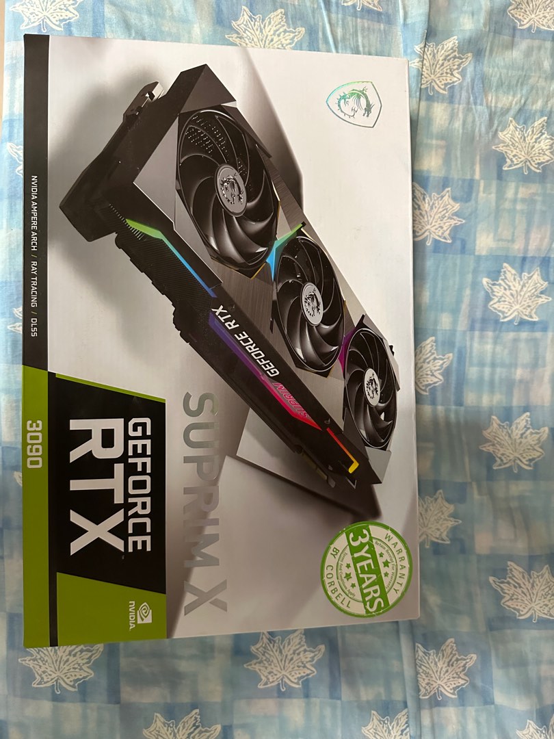 MSI Suprim X RTX 3090 24GB, Computers & Tech, Parts & Accessories ...