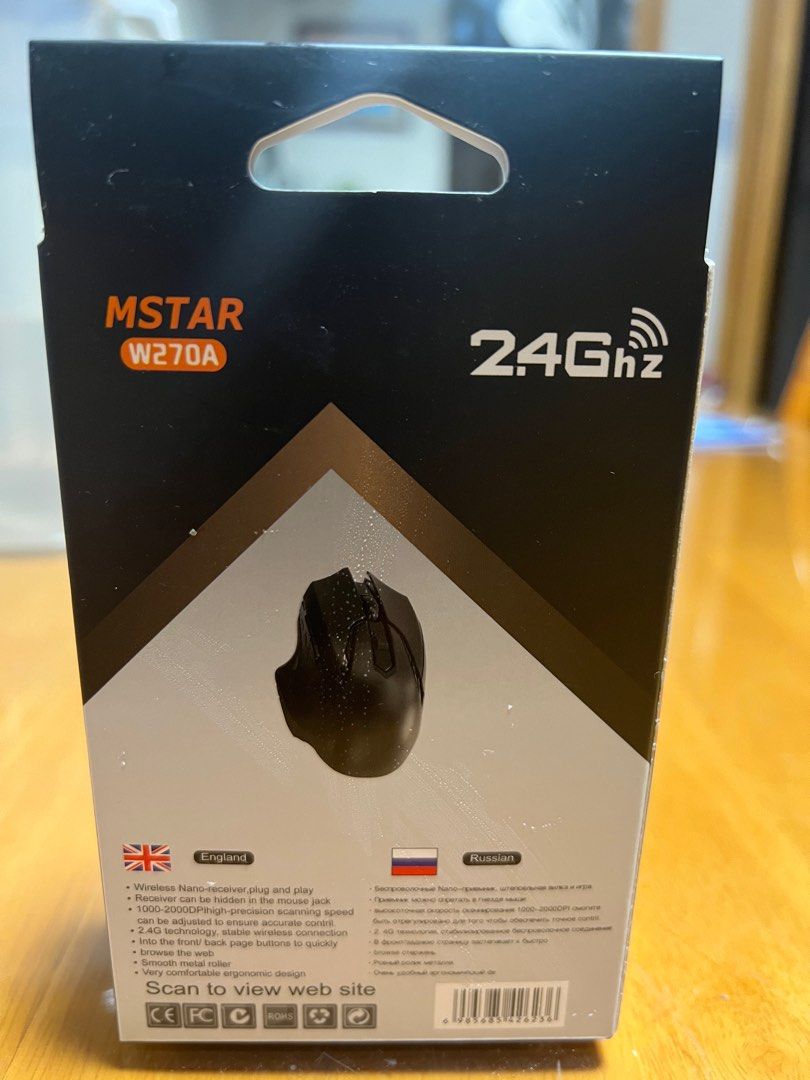 MSTAR W270A無線滑鼠Wireless Mouse, 電腦＆科技, 電腦周邊及配件, 電腦滑鼠及相關產品 - Carousell