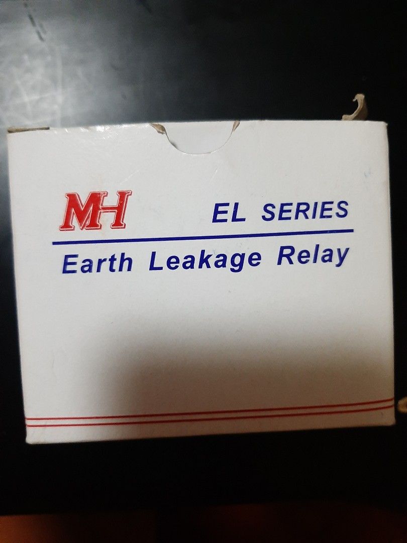 Mun Hean MH Earth Leakage Relay EL30P, EL30, EL10P., Computers & Tech ...