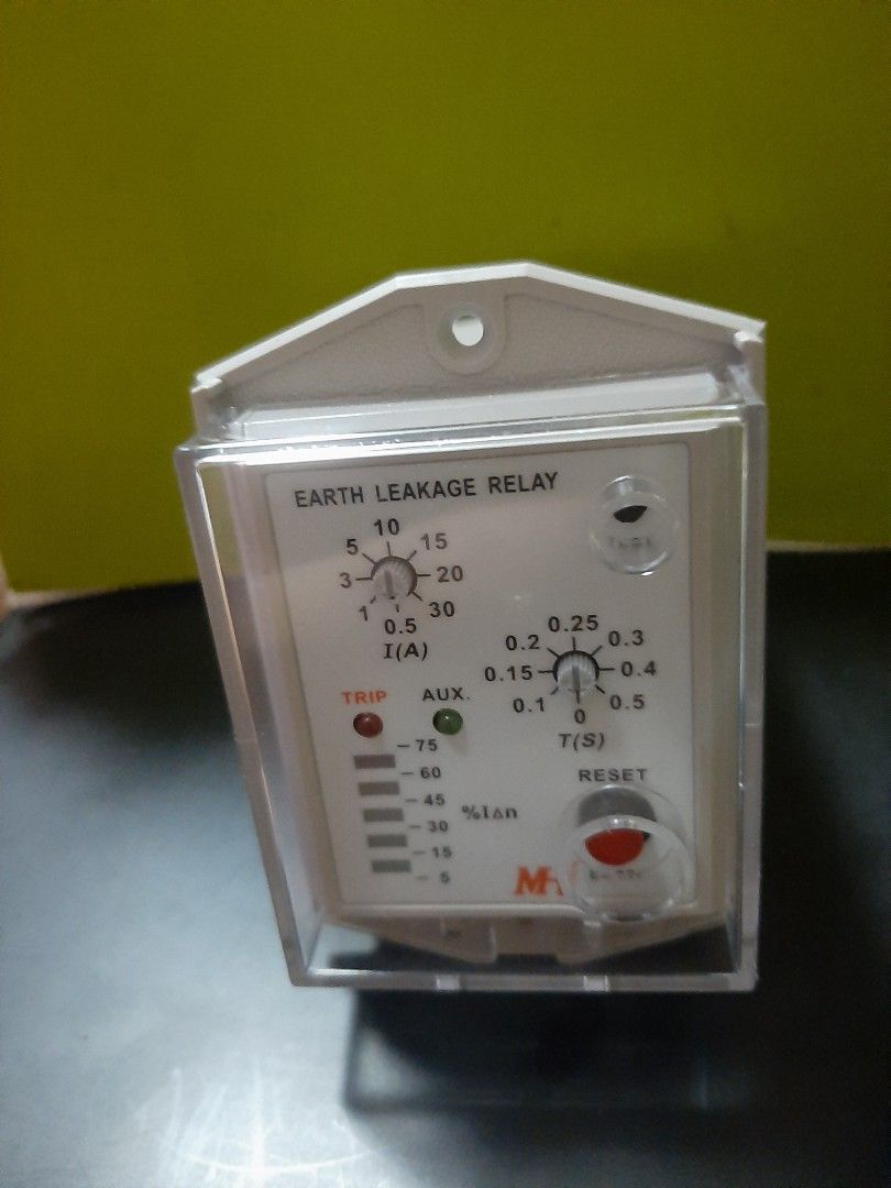 Mun Hean MH Earth Leakage Relay EL30P, EL30, EL10P., Computers & Tech ...