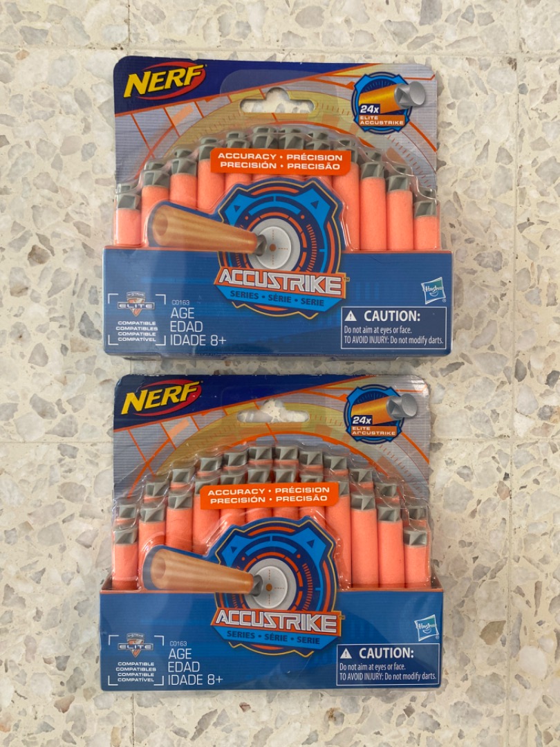 Nerf Gun Bullets Accustrike x2 packs, Hobbies & Toys, Toys & Games on ...