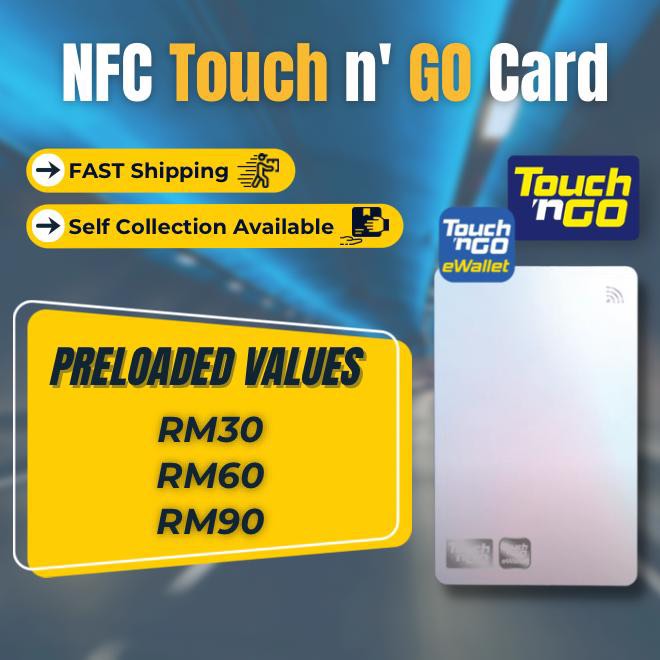 Touch n Go NFC (Silver Logo) , Hobbies & Toys, Travel, Travel ...