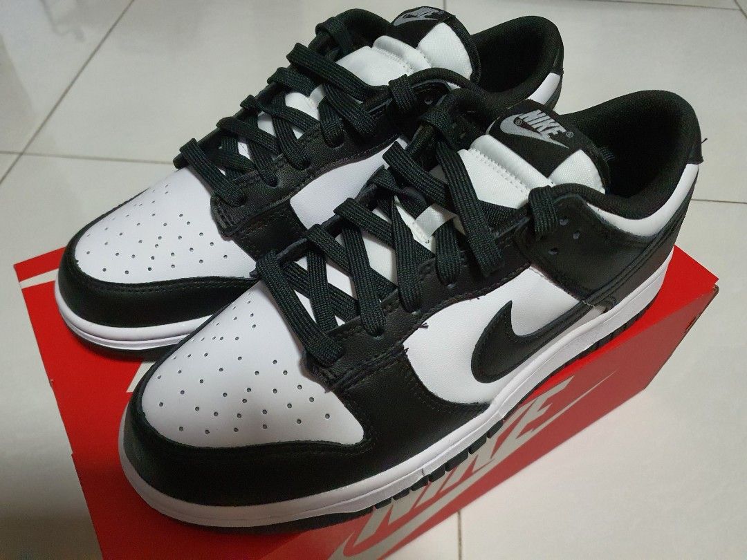 Nike Dunk Low Panda men, Men's Fashion, Footwear, Sneakers on Carousell