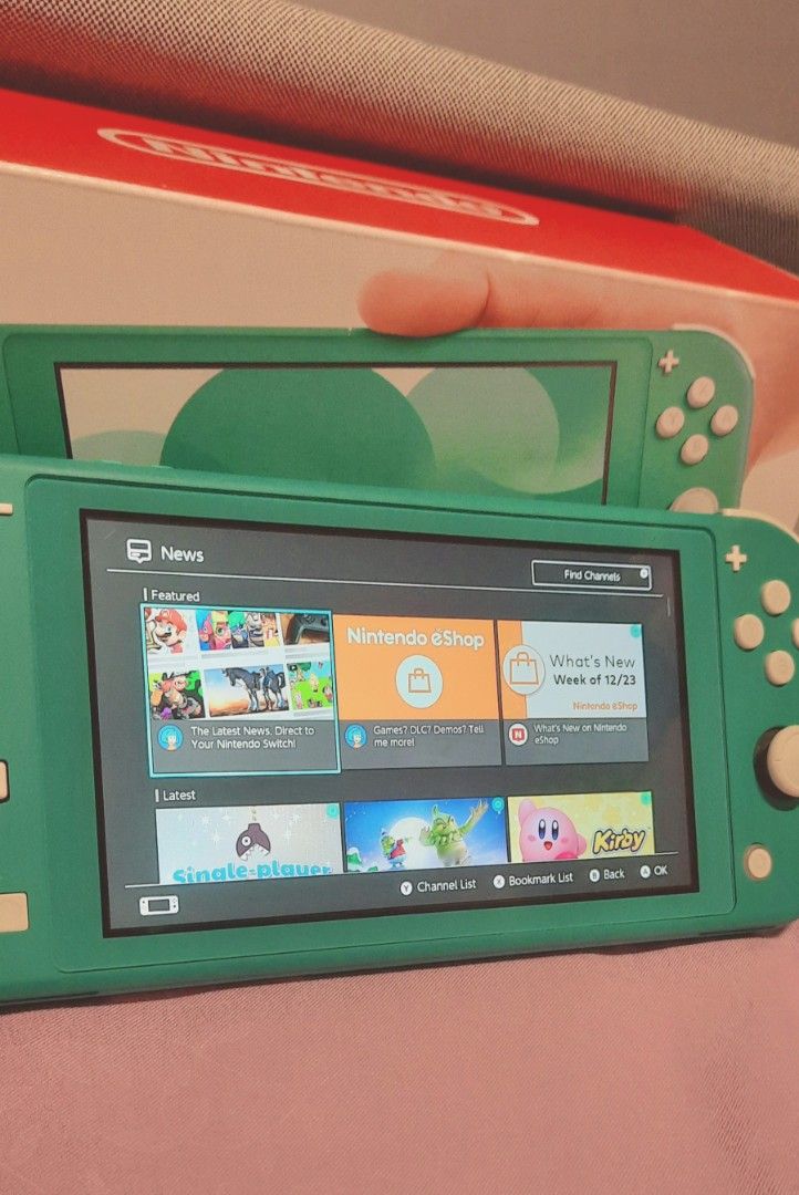 Nintendo Switch Lite -Turquoise, Video Gaming, Video Game Consoles ...