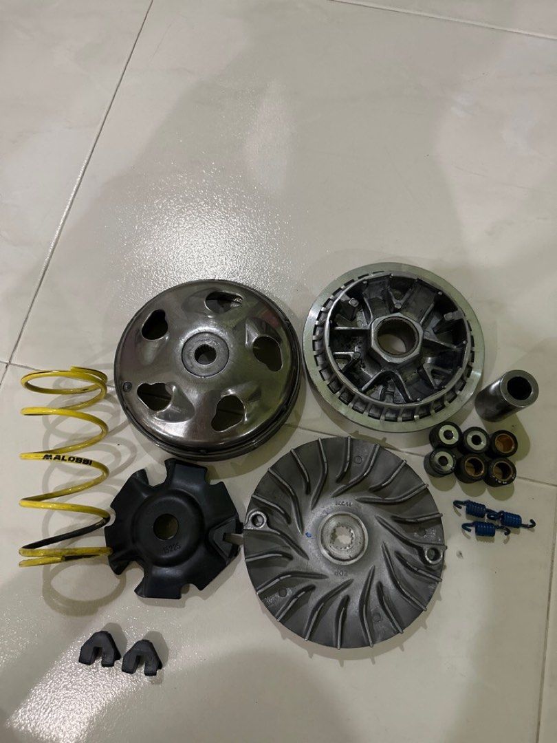 Nmax Malossi cvt full set, Motorcycles, Motorcycle Accessories on Carousell