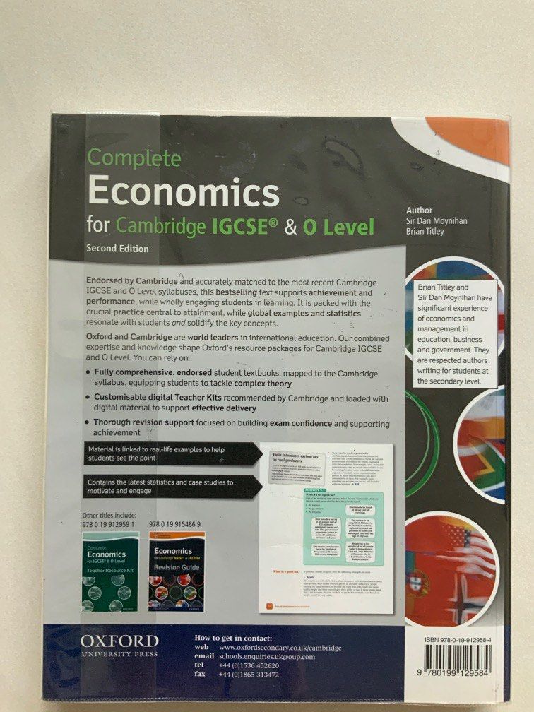 O Level Oxford Complete Economics Textbook, Hobbies & Toys, Books ...