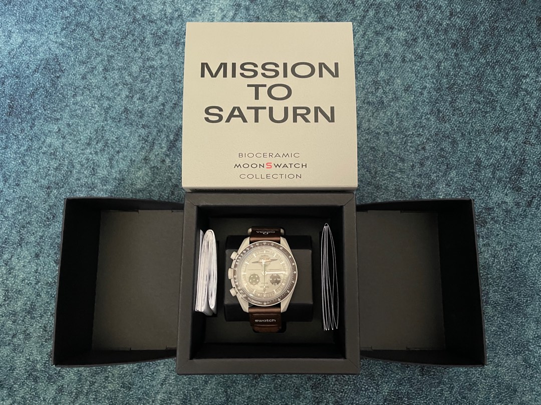 Omega x Swatch - Saturn, Luxury, Watches on Carousell
