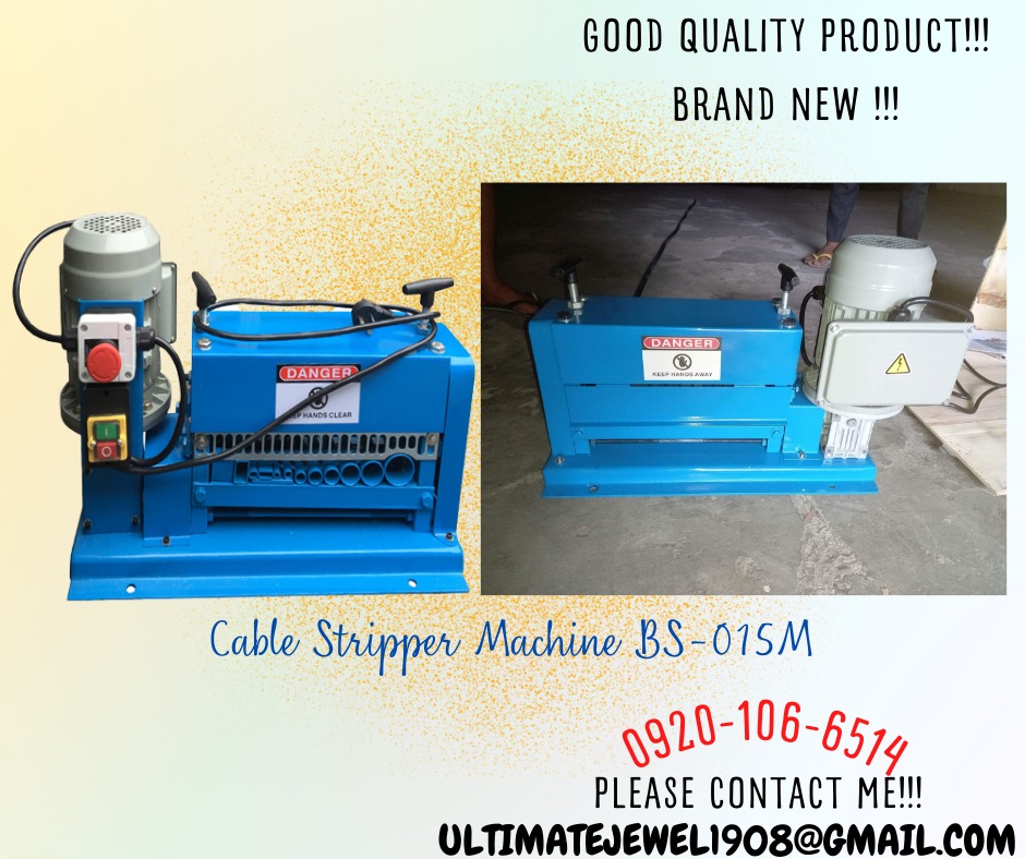 ON HAND AND BRAND NEW WIRE CABLE STRIPPER MACHINE, Commercial ...