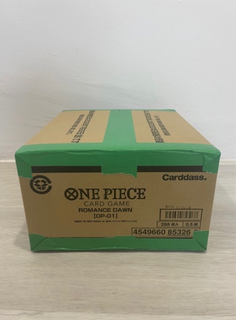 ONEPIECE OP-01 Case! 12 boxes a Case. HUAT HUAT DRAWS! [In-Stock ...