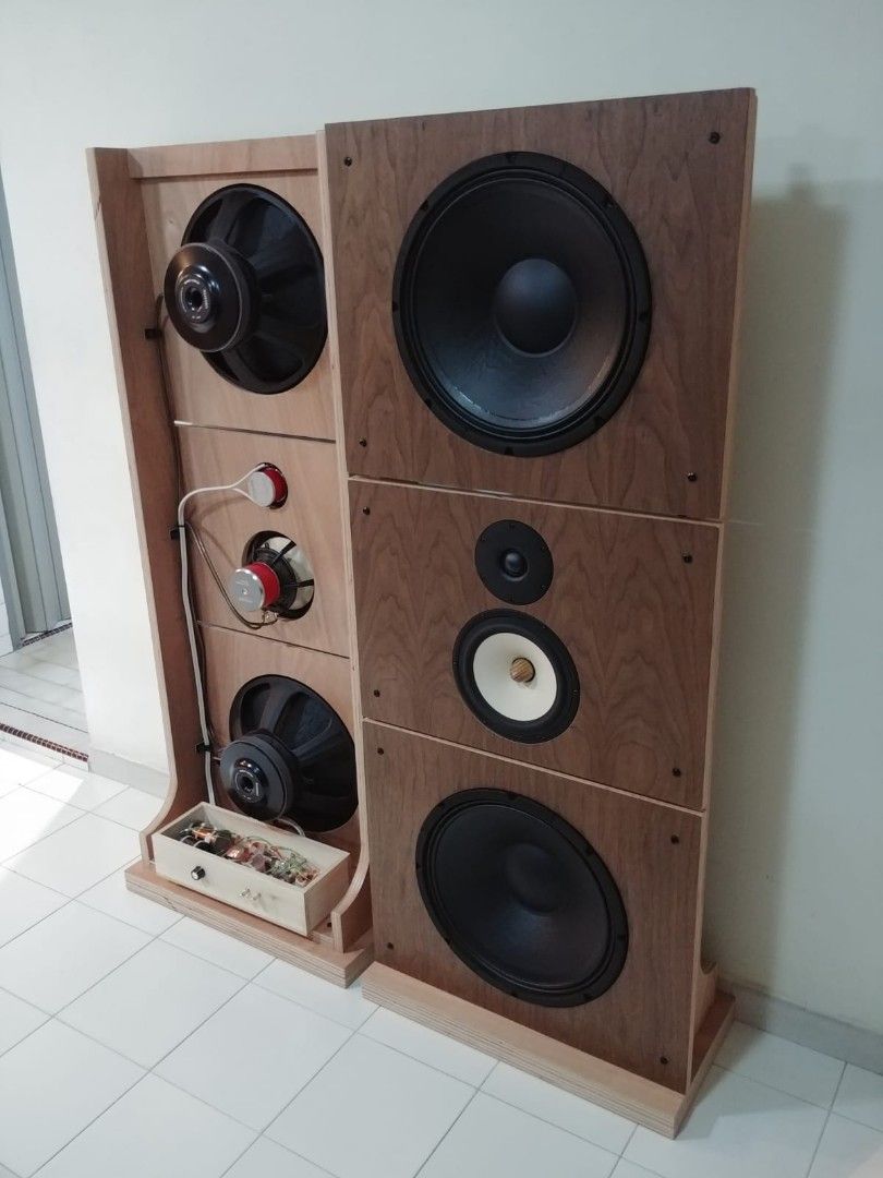 Open baffle 15" woofer - SB Bianco 15OB350, Audio, Soundbars, Speakers ...