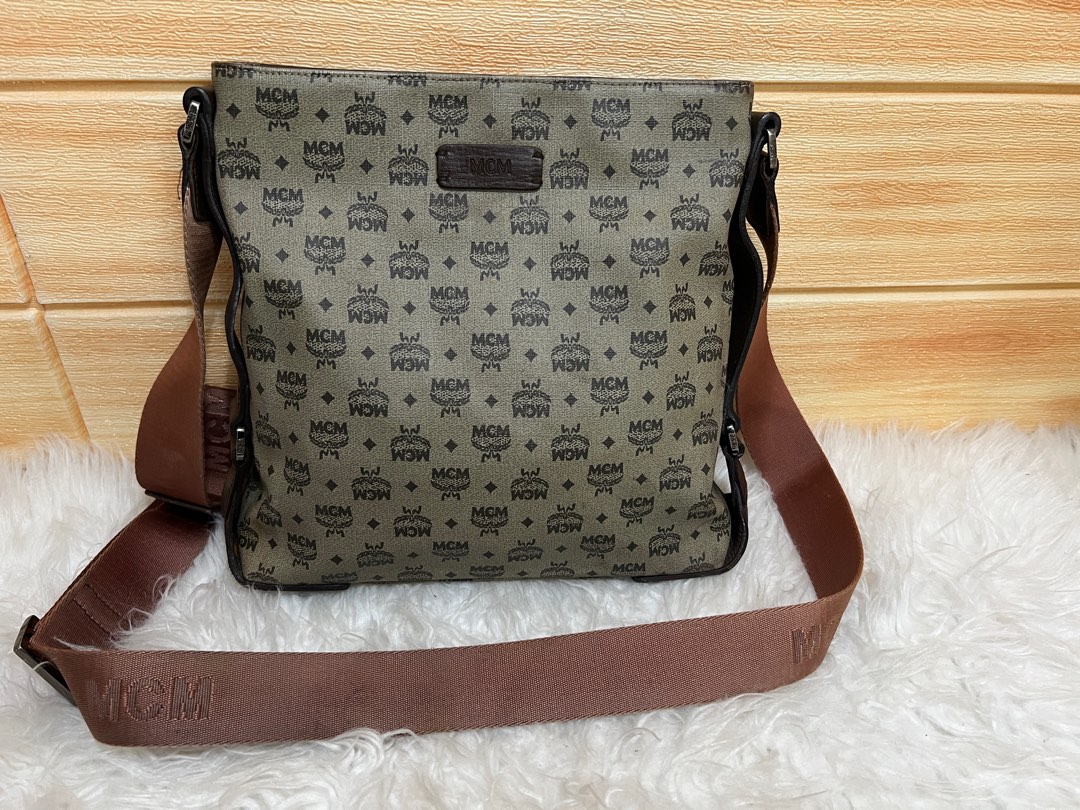 Original MCM Mens Crossbody, Luxury, Bags & Wallets on Carousell
