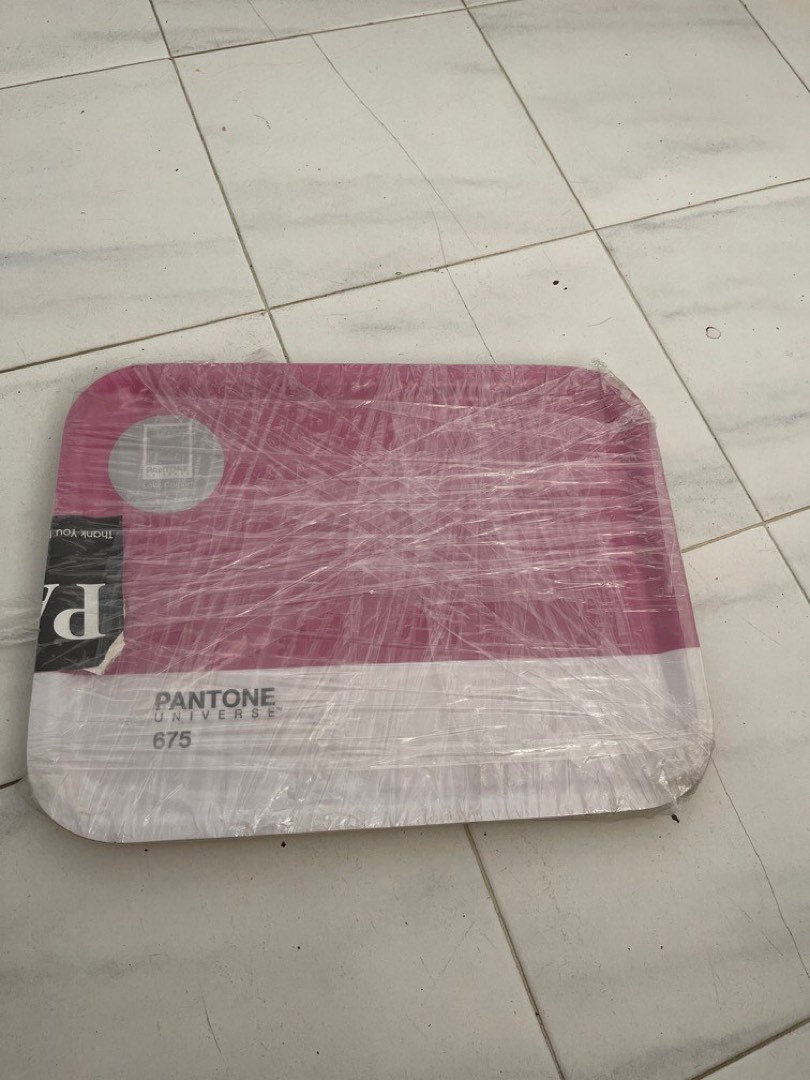 Pantone Universe 675 -2 x pink tray, Furniture & Home Living ...