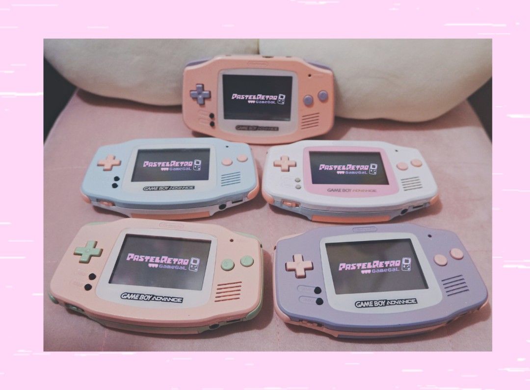 Pastel Modded Gameboy Advance, Video Gaming, Video Game Consoles ...