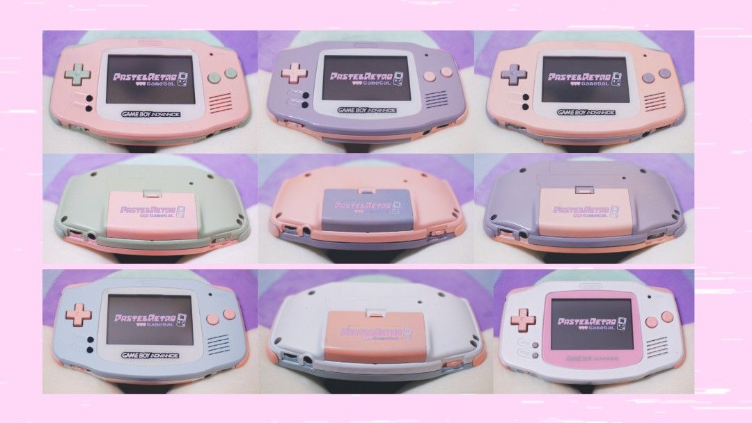 Pastel Modded Gameboy Advance, Video Gaming, Video Game Consoles ...